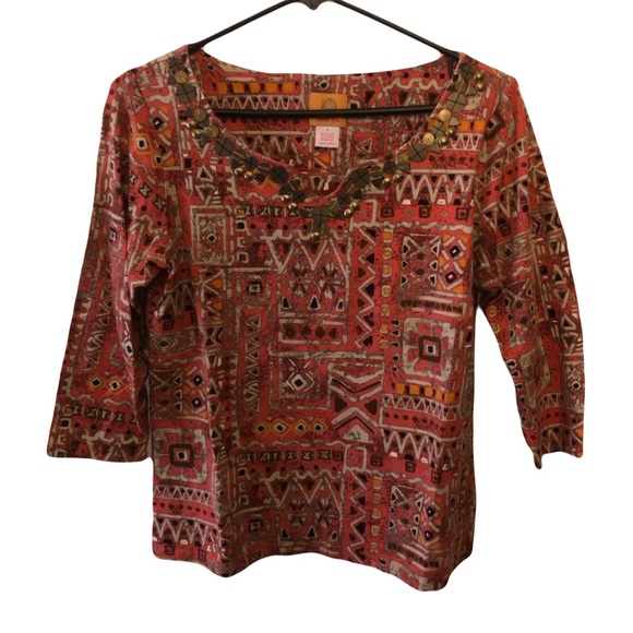 Ruby Rd. | Tops | Ruby Rd Womens Blouse Studded Collar Size S | Poshmark